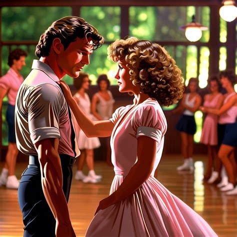 Patrick Swayze And Jennifer Grey As Johnny Castle And Babbie Houseman