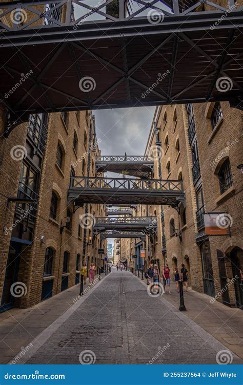 Street View Of Shad Thames A Historic Riverside Street Editorial Stock