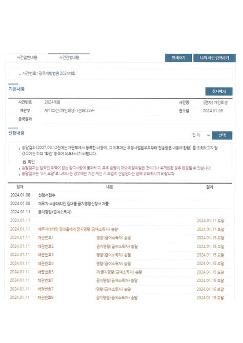 [개인회생] 개시결정 접수부터 개시결정까지 24일 소요 성공사례 법률사무소 평온 광주 변호사 개인회생파산 이혼 가사 형사 민사 행정 법률상담