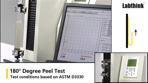 Astm D3330 Standard 90 And 180 Degree Peel Adhesion Tester For Pressure