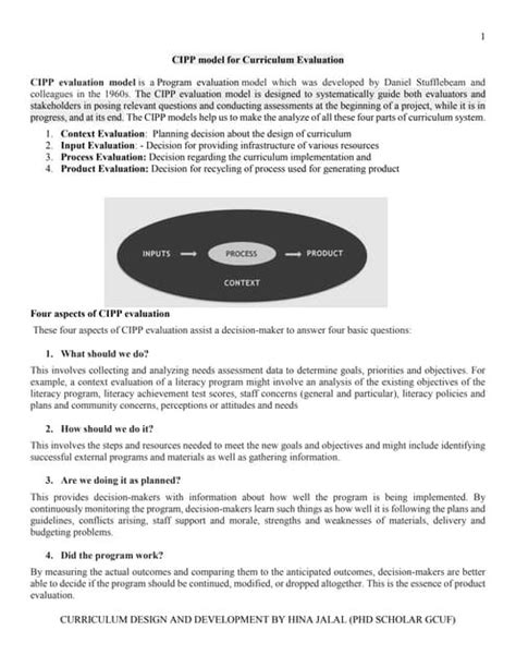 Scientific Models Of Curriculum Development Ralph Tyler And Hilda Taba