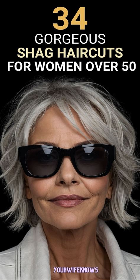 34 Chic Shag Haircuts To Elevate Style For Women Over 50