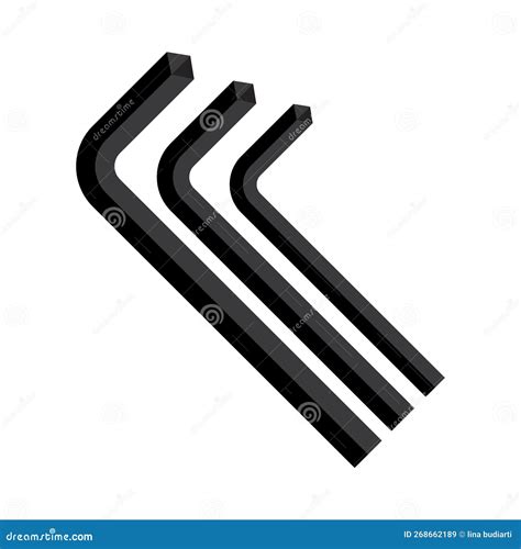 Allen Keys Icon Stock Vector Illustration Of Construction 268662189