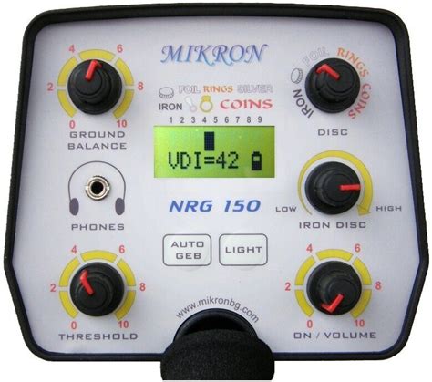 Купить металлоискатель Mikron Nrg 150 в России