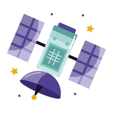 Free Vector Space Satellite Icon