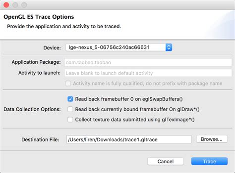 Android Trace Opengl Calls Doesnt Work Stack Overflow