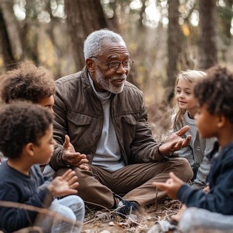 Free Grandfather Telling Stories Image Grandfather Storytelling