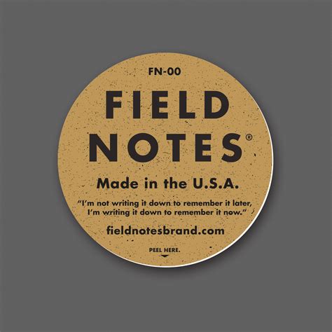 ddc 227 “field notes” decal — draplin design co north america