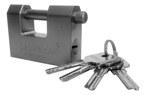 Candado Rectangular Seguridad 80mm Rectangular Acero