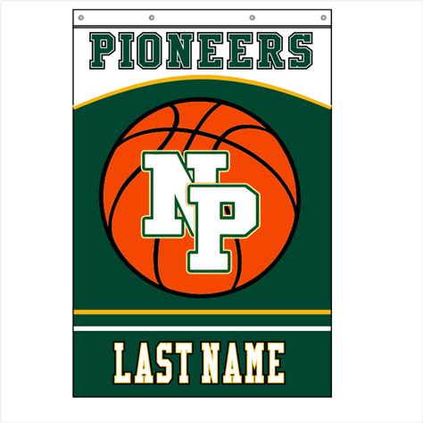 Np Basketball Flags Custom 2 X 3 House Flag