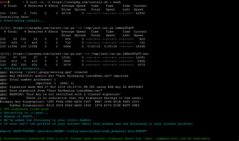 How To Install Yarn On Ubuntu 1604 Linuxcloudvps Blog