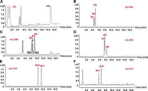 The Typical Total Ion Current Tic A And Extract Ion Spectra Of M Z