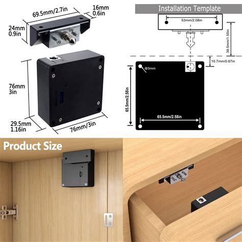 Hidden Rfid Cabinet Lock Smart Nfc Electronic Locks