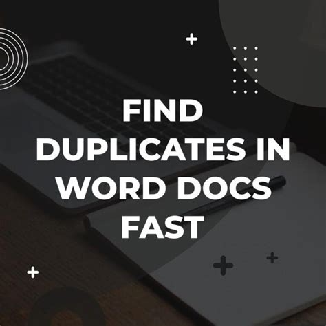 How To Find Duplicates In Word Adazing