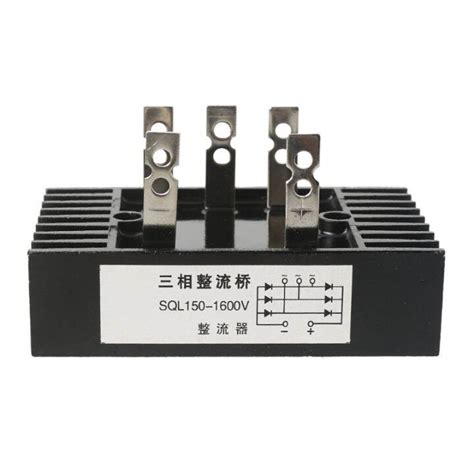 3 Phase Diode Bridge Rectifier Sql150a Three Phase Bridge Rectifier 200 Degree Aluminum Module