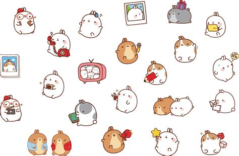 Download Molang Characters Pattern