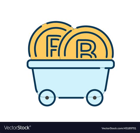 Blockchain Technology Icon Royalty Free Vector Image
