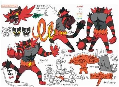 Incineroar Pokémon Sun And Moon Pokemon Incineroar Pokemon Sketch