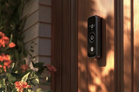 Smart Doorbell With Hd Video And Motion Detection Premium Ai Generated Image