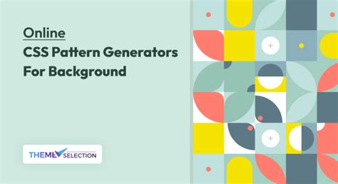 10 Online Css Pattern Generators For Background Themeselection