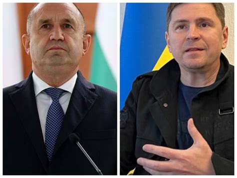 ГОРЕЩ СКАНДАЛ Съветник на Зеленски нападна президента на България в ефир Румен Радев предлага