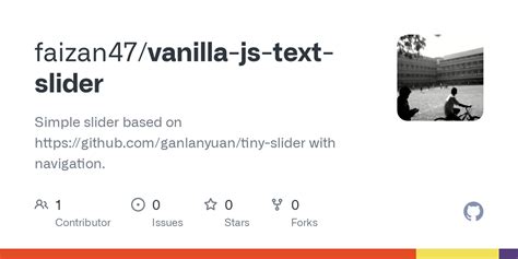 Github Faizan47vanilla Js Text Slider Simple Slider Based On