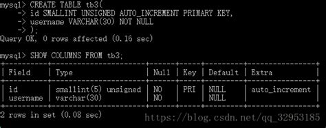 Mysql学习笔记（6）——空值和非空、主键自增mysql负数主键 Csdn博客