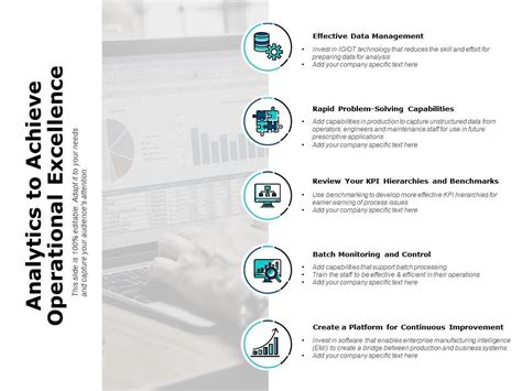 Analytics To Achieve Operational Excellence Ppt Powerpoint Presentation