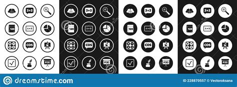 Set Calculation Chalkboard Geometric Figure Cube Graph Schedule Chart Diagram Test Or