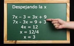 Como despejar una variable de una ecuación