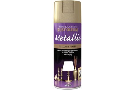 Rust Oleum Metallic Gold 400ml Eakers Diy