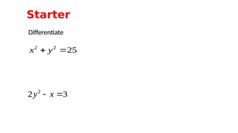 A Level Further Pure Maths 2 Differentiation Ppt Teaching Resources