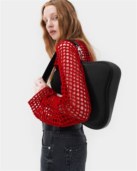 Сумка каркасная Wave в черном цвете купить за 9400 руб | ARNY PRAHT