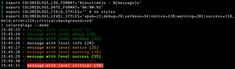 Api Documentation — Coloredlogs 1501 Documentation
