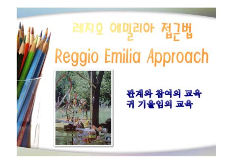 레지오에밀리아접근법 관계와참여의교육 귀기울임의교육 사회과학