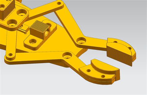 夹取机械手模型 SOLIDWORKS 2016 模型图纸下载 懒石网