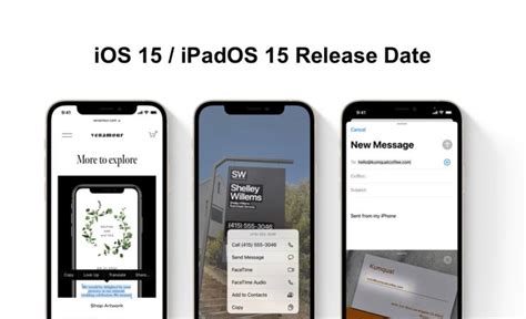 Ios 15 And Ipados 15 Official Released Date Announced By Apple