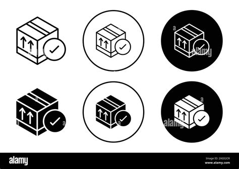 Order Receive Icon Vector Logo Set Collection For Web App Ui Stock