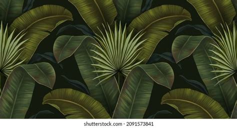 Tropical Pattren 3d Leaf Over 9 Royalty Free Licensable Stock