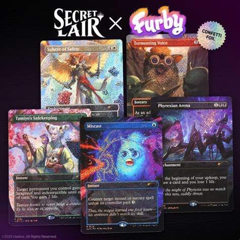Secret Lair X Furby Furbys The Gathering Confetti Foil Edition