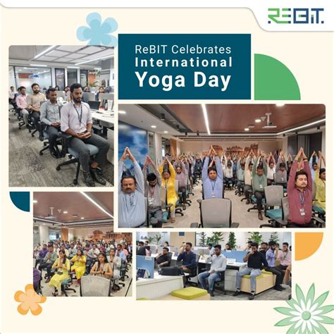Gajanan N On Linkedin International Yoga Day Yoga Session Rebit