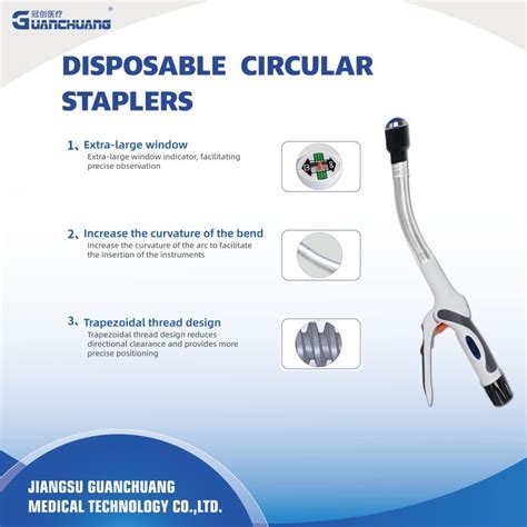 🚀 Elevate Surgical Efficiency With Guanchuangs Circular Staplers