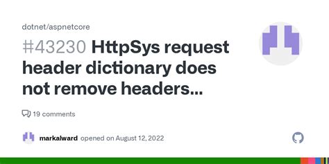 Ys Request Header Dictionary Does Not Remove Headers When Remove