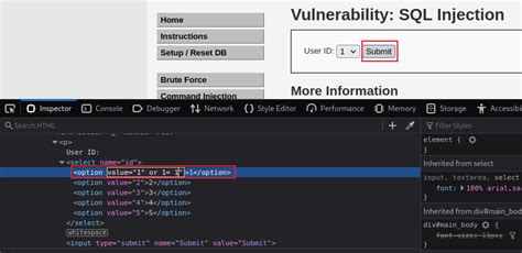 Inyección Sql En La Máquina Dvwa Lathack
