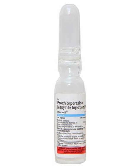 Stemetil Injection Prochlorperazine Maleate At Rs 23 Piece प्रोचलोर्पेरज़ीने मलेआतए In