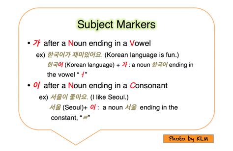 What Is A Subject Marking Particle Korean Language Blog