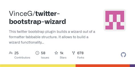 Github Vincegtwitter Bootstrap Wizard This Twitter Bootstrap Plugin Builds A Wizard Out Of A