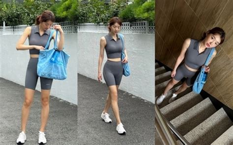 장희진 진짜 마르면 나오는 레깅스 핏넘사벽 비율 Md★스타