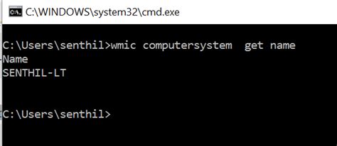 How To Find The Computer Name From Command Line In Windows 10 Developer Publish
