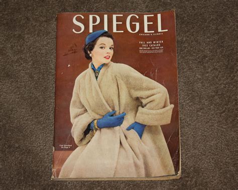 Vintage 1952 Spiegel Catalog Fall And Winter 1952 567 Pages Fashions Decor Furniture Toys